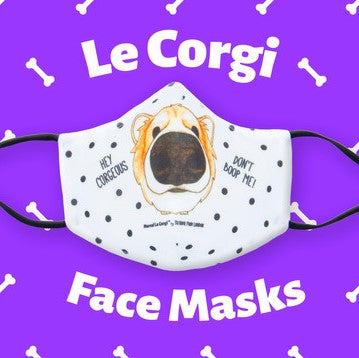Le Corgi Face-Mask – To Home From London