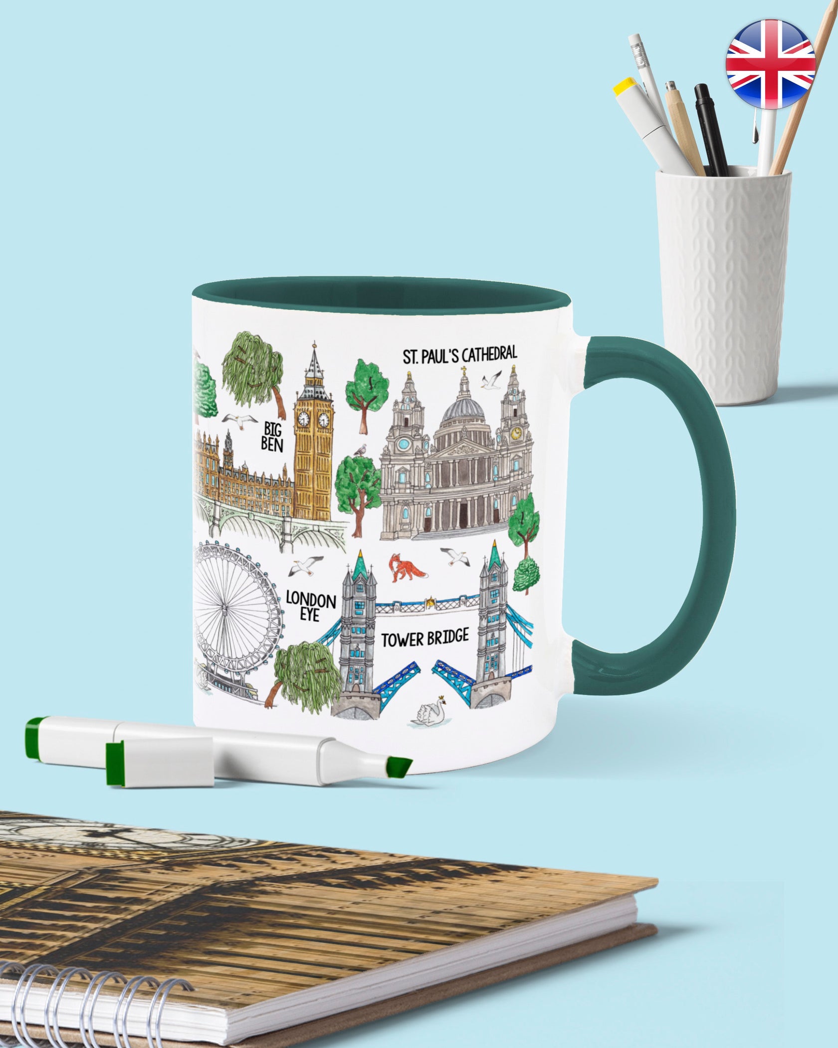 London Landmarks Mugs – To Home From London